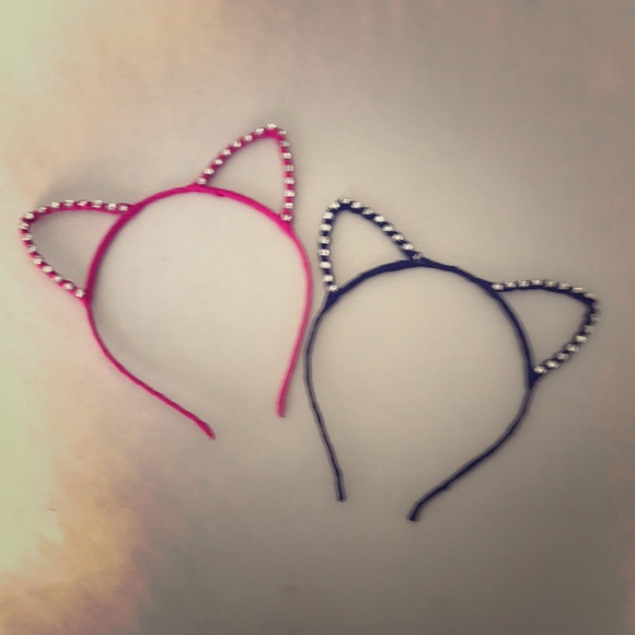 T&J Designs | Accessories | Adorable Cat Headband Black With ...